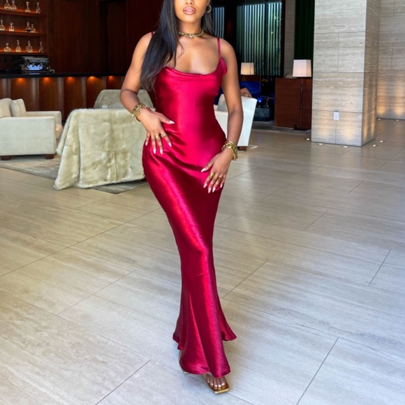 Dresses | New Satin Dress | Poshmark